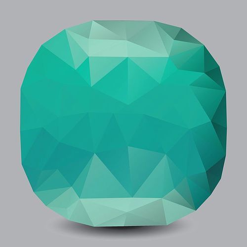 low poly gem | 유토이미지 | 상세페이지 | 베이직샵 | 일러스트 | 20657282