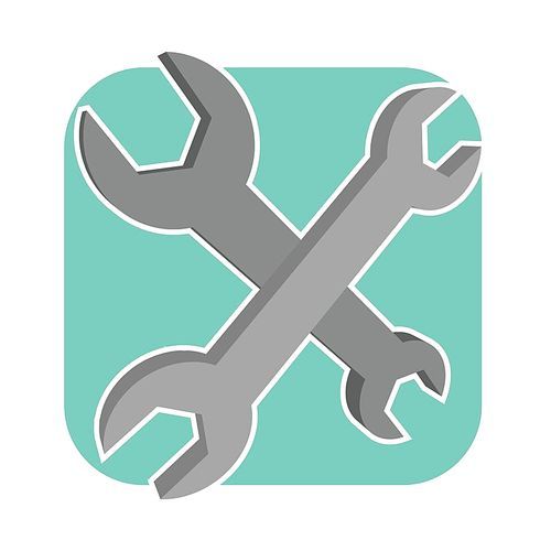 유토이미지 | crossed spanners