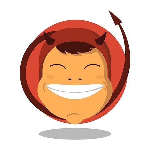 devil smiling | 유토이미지 | 상세페이지 | 베이직샵 | 20663482