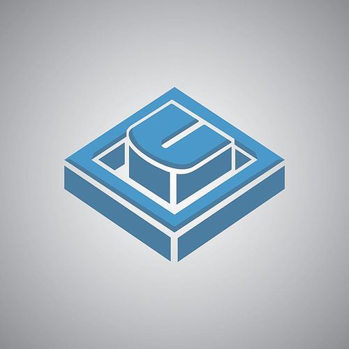 유토이미지 | rhombus logo element