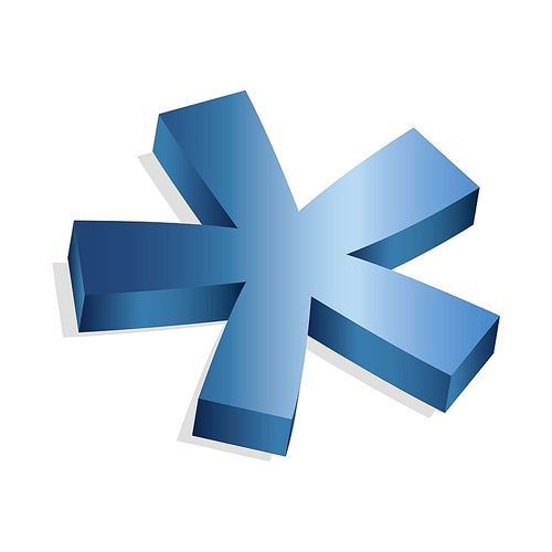 유토이미지 | asterisk sign