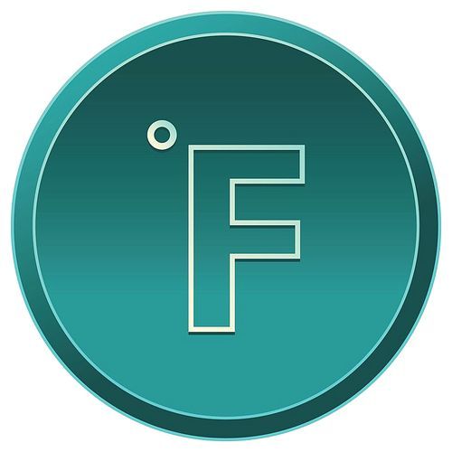 유토이미지 | fahrenheit symbol