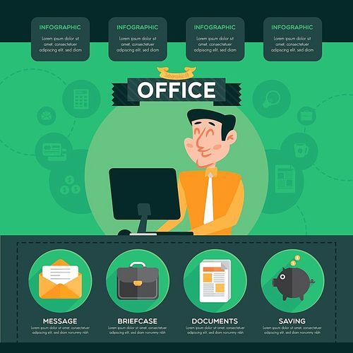 유토이미지 | office infographic