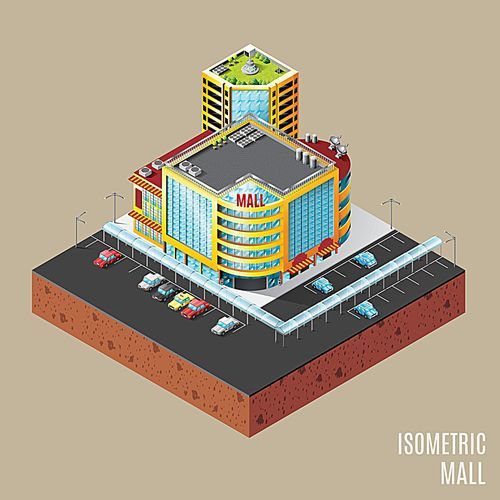 유토이미지 | isometric mall