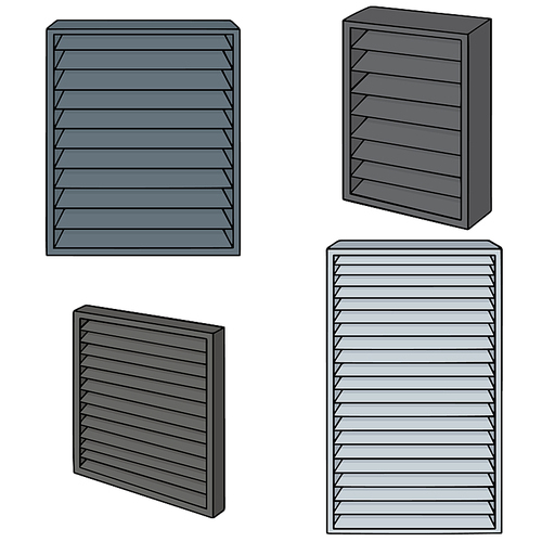 유토이미지 | vector set of louver