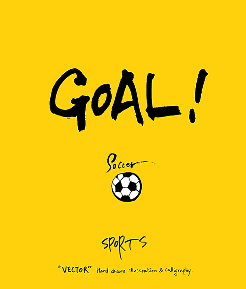 유토이미지 | 손으로 그린 축구 일러스트