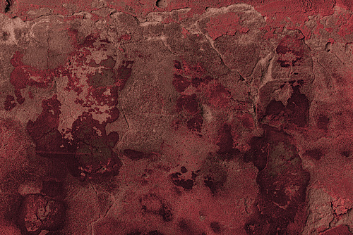유토이미지 | full frame view of dark red cracked wall textured background