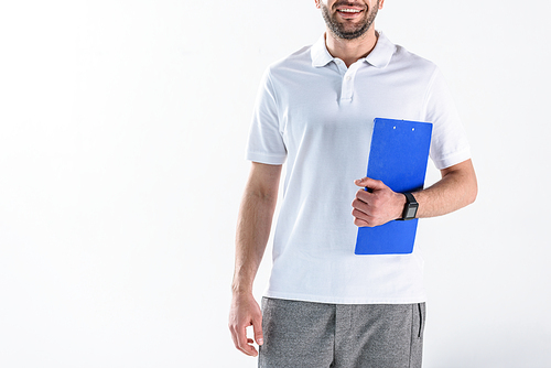 유토이미지 | cropped shot of smiling rehabilitation therapist with notepad ...