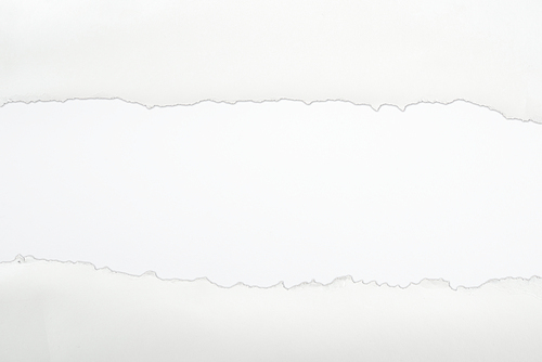 유토이미지 | ragged textured paper with copy space on white background