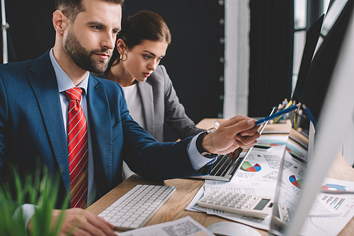 Selective focus of information security analysts identifying problems while working with ...