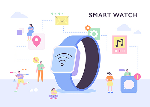 심플한 벡터 스타일의 일러스트레이션. | 유토이미지 | 상세페이지 | 베이직샵 | 일러스트 | 21849284