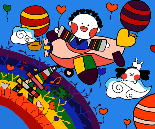 프랑스 가는 길 | 유토이미지 | 상세페이지 | 베이직샵 | 일러스트 | 21565726